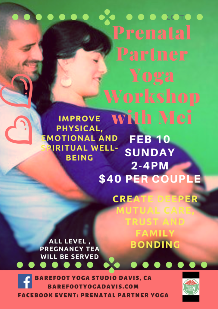 Prenatal Partner Yoga Workshop - Barefoot Yoga Studio
